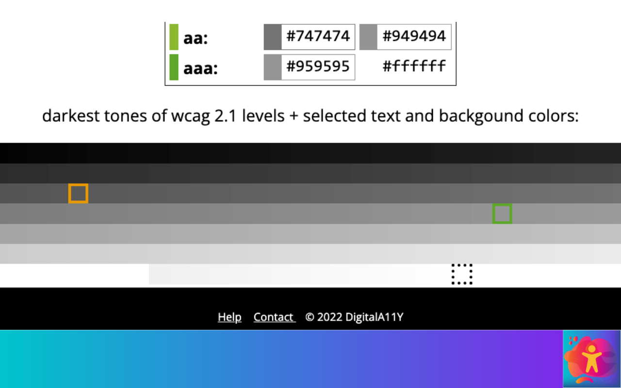 Color Contrast Checker Chrome Extension - DigitalA11Y